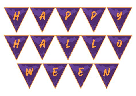 Printable Halloween Banner