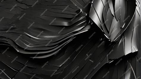 Premium Photo Black Abstract Background Or Screensaver Jagged Waves