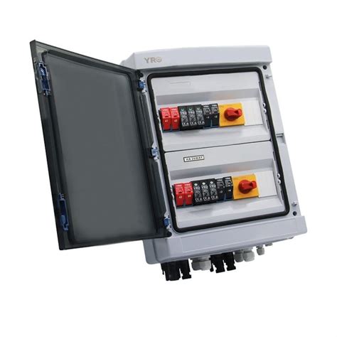 1000v dc pv combiner box for 1 in 1 out solar string yro