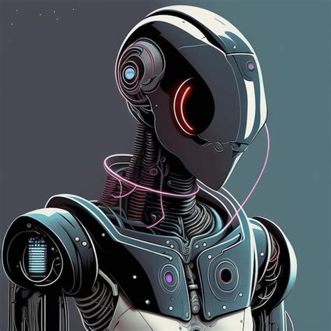 Premium Ai Image Realistic Robot Humanoid Android Modern Human