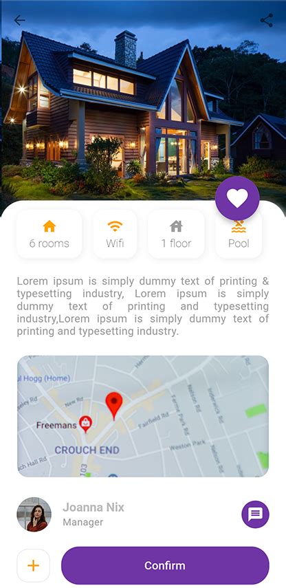 Real Estate Flutter App UI Kit By Manal Bahri CodeCanyon