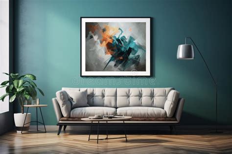 Contemporary Elegance Exploring Modern Aesthetic Through Art Generative Ai Stock Illustration