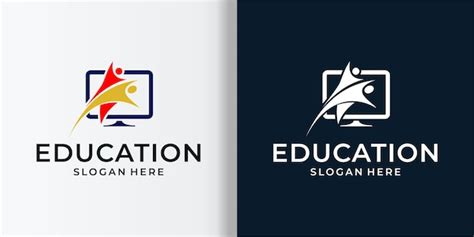 Premium Vector Online Class Logo Premium Vector