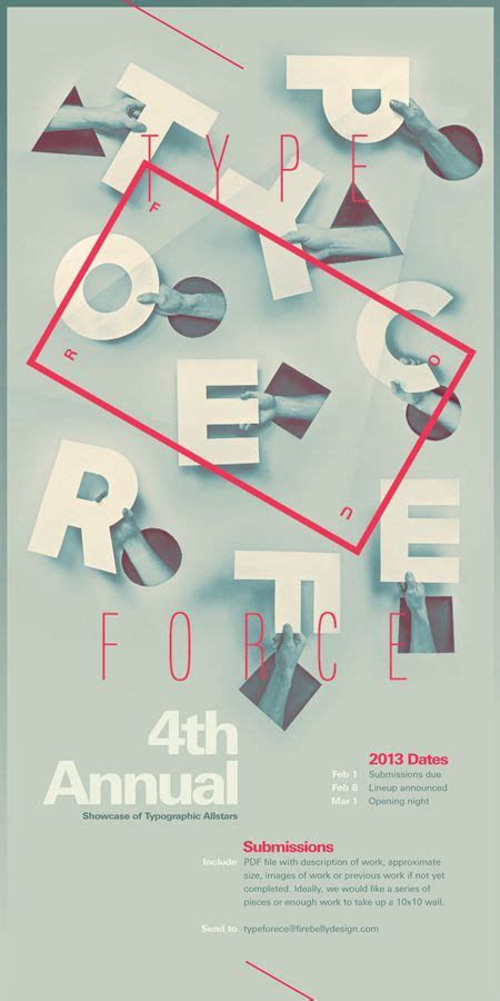 Typographic Inspiration For The Week End Graphic Design Collection