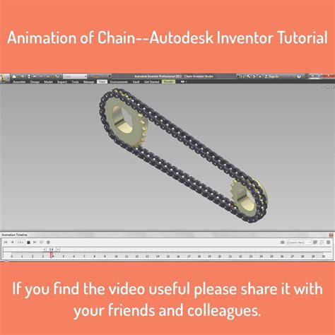 animation of chain autodesk inventor tutorial in this