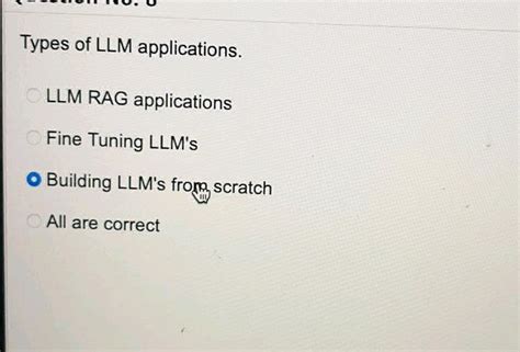Types Of LLM Applications LLM RAG StudyX