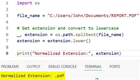 How To Get File Extension In Python