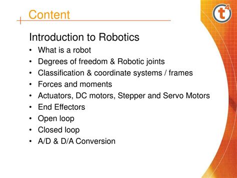 PPT Applied Control Systems Robotics Robotic Control PowerPoint