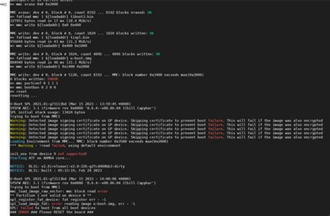 Am623 About Boot From Emmc Processors Forum Processors Ti E2e
