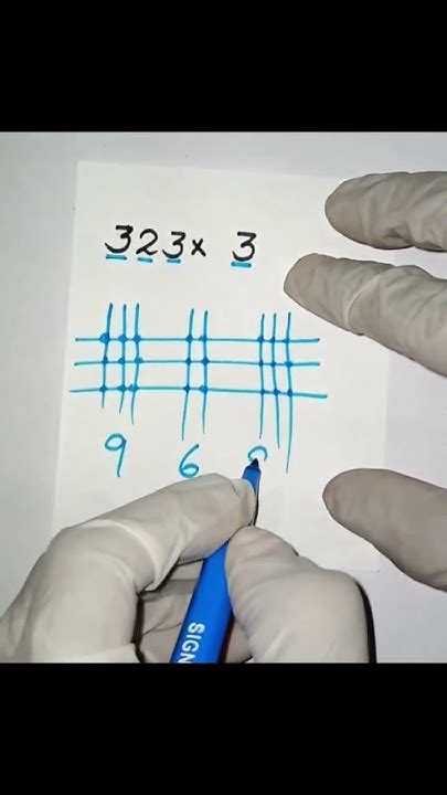 Math Trick Multiply Using Lines Youtube