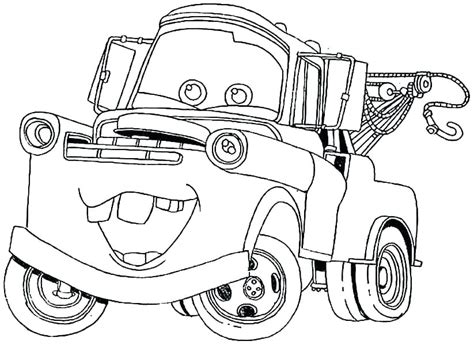 Mater Coloring Pages Free At Free Printable