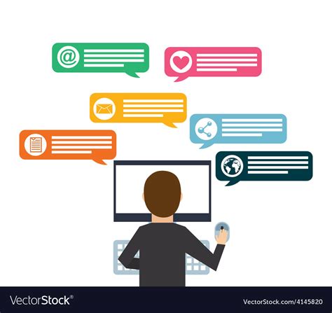 Social Media Royalty Free Vector Image Vectorstock