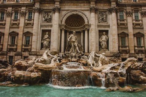 Látogatás Róma Híres Trevi Kút Blazetrip