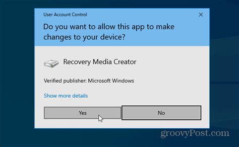 Create A Recovery Drive