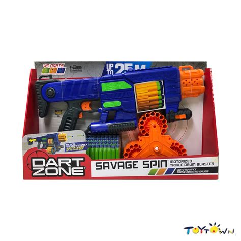 Dart Zone Savage Spin Motorized Triple Drum Blaster Shopee Philippines