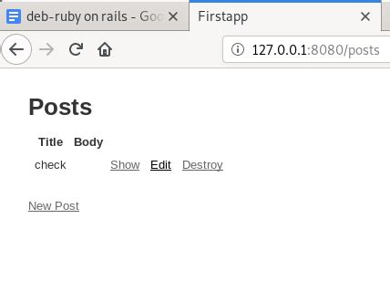 Installing And Configuring Ruby On Rails On Debian 10 VITUX