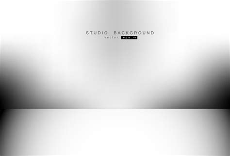 빈 고급 스튜디오 룸 배경 당신의 창조적 인 프로젝트에 대한 카피 스페이스와 밝은 인테리어 벡터 일러스트 레이션 Eps 10