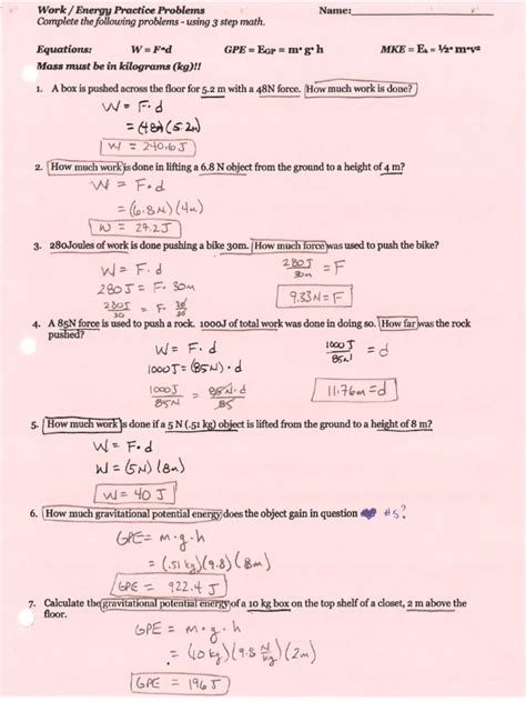 Worksheet Work Gpe Mke Solutionsrew Pdf