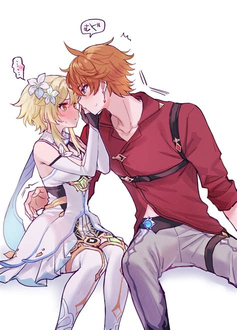 Lumine And Tartaglia Genshin Impact Drawn By Natsukko Danbooru