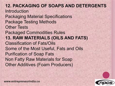 Manufacturing And Packaging Process Of Soaps Detergents And Acid Slurry Pptx