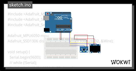 Giroscopio Wokwi Esp32 Stm32 Arduino Simulator