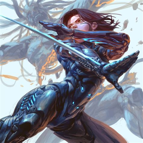 Cyborg Cyberpunk 2077 Digital Fan Art Wallpapers Wallpaper Cave