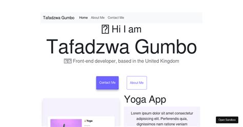 Advanced Bootstrap Homework Challenge Codesandbox