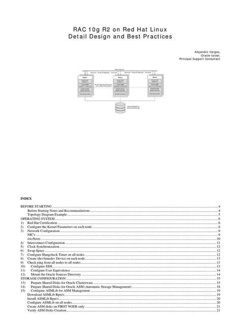 Step By Step Rac On Linux Pdf Ip Address Network Interface Controller