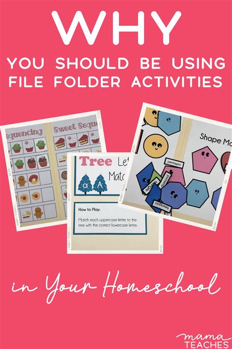 Why You Should Be Using File Folder Activities In Your Homeschool Why You Should Be Using File Folder Activities In Your Homeschool