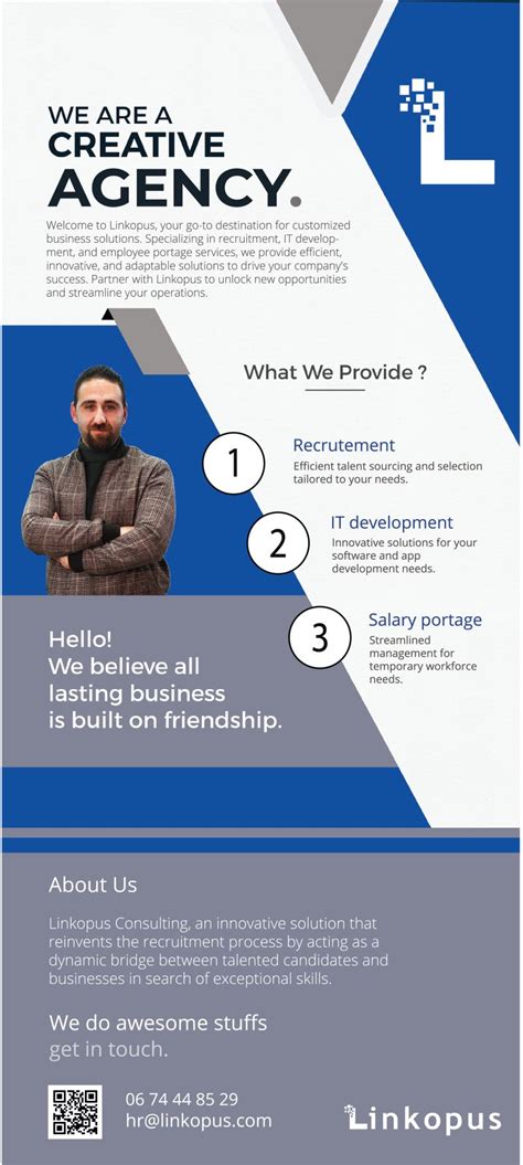 Linkopus Unveils New Roll Up Banner Linkopus Consulting Posted On The Topic Linkedin