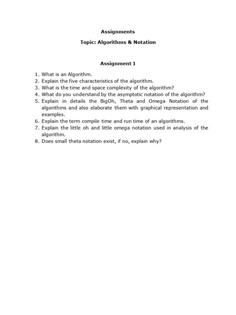 a1 algorithms pdf