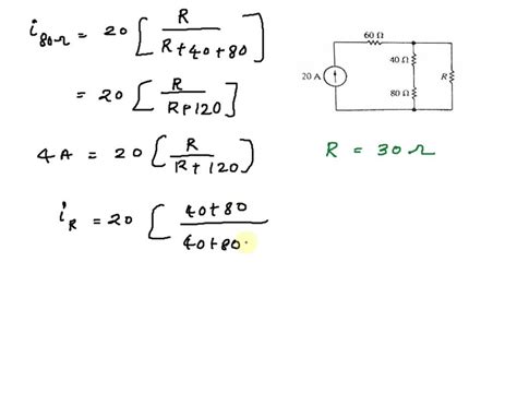 SOLVED A Find The Value Of Rthat Will Cause A Of Current To Flow Through The
