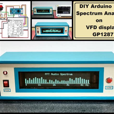 Arduino Fft Spectrum Analyzer On Vfddisplay Gp Hackaday Io