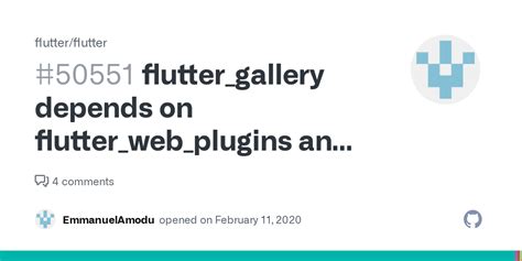 flutter gallery depends on flutter web plugins any which doesn t exist