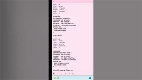 Sort Jcl To Remove Duplicate Records Youtube