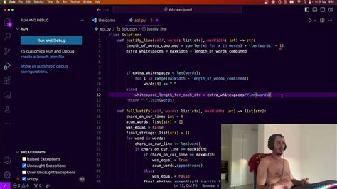 💻solving All Leetcode Problems With Python 🐍 68 Text Justification