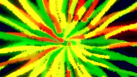 Colorful Lines Move In Rotating Vortex Spiral Motion Colorful Psychedelic Spiral Moving Like