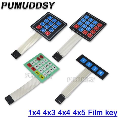 membrane switch keypad 1 4 4 3 4 4 4 5 matrix array matrix keyboard for arduino smart car 4 12