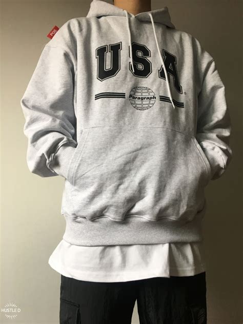 패러그래프 Usa 후드 티 착샷 네이버 블로그