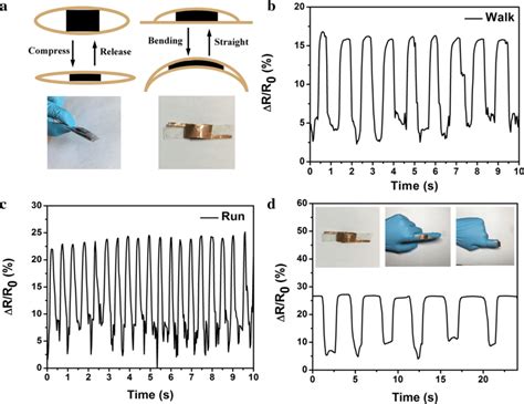 A Schematic Of The Pedometer And Strain Sensors The Resistance Change Download Scientific