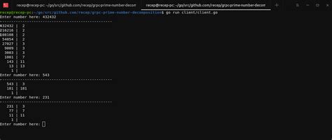 Github Recep Grpc Prime Factorization Calculator Prime Factorization