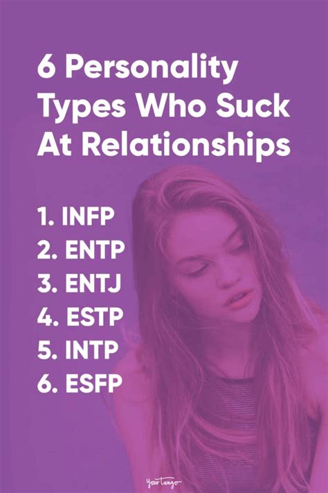 6 Myers Briggs Types That Are Bad At Relationships Yourtango