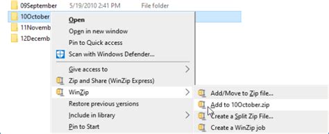 Kb Winzip How Do I Compress The Contents Of A Folder And Later Restore It