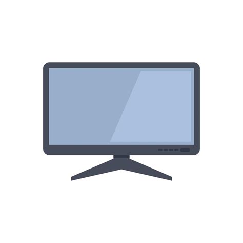 Website Monitor Icon Flat Vector Screen Computer 17336525 Vector Art At Vecteezy