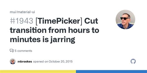 Timepicker Cut Transition From Hours To Minutes Is Jarring · Issue 1943 · Muimaterial Ui