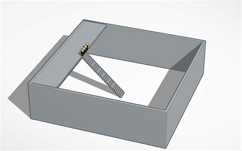 3d Design Pov When You Skip A Step But You Have Ice Stairs And Iron House Tinkercad