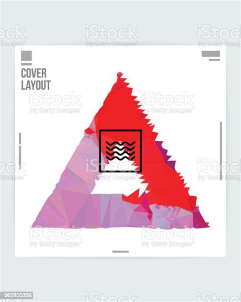추상적인 기하학적 도형 그래픽 디자인 포스터 레이아웃 서식 파일 개념 기호에 대한 스톡 벡터 아트 및 기타 이미지 개념 기호 구도 그래픽 프린트 Istock