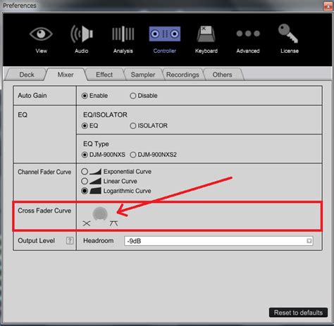 Ddj Rx Crossfader Curve Not Working With Rekordbox Pioneer Dj