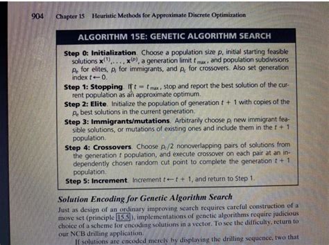 solved 25 points apply the genetic algorithm algorithm