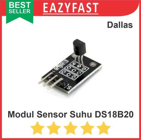 Jual Ds18b20 Dallas Digital Temperature Sensor Suhu Modul Arduino Uno